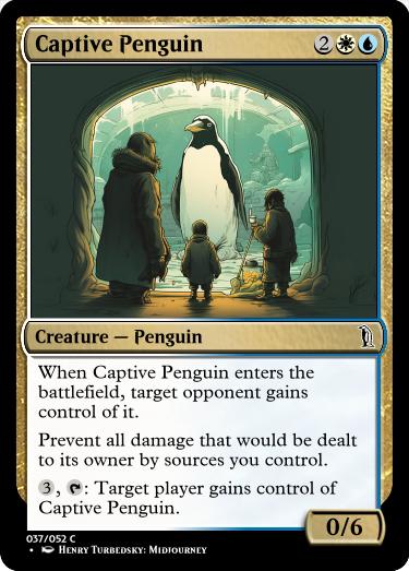 Penguin Commander Deck (Commander / EDH MTG Deck)