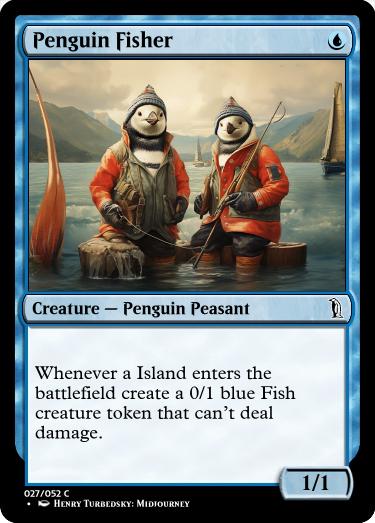 Penguin Commander Deck (Commander / EDH MTG Deck)