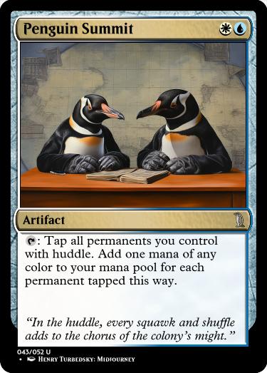 Penguin Commander Deck (Commander / EDH MTG Deck)