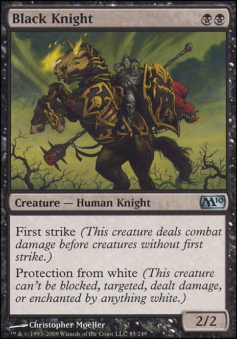 Black Knight (Modern MTG Deck)