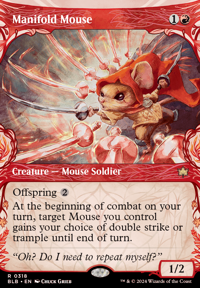 Mabel, Mouse Tribal and Equipment (Commander / EDH MTG Deck)