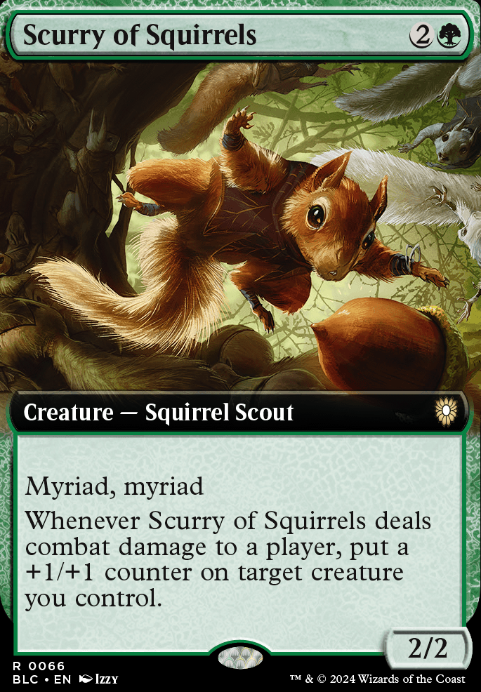 Squirrely Wrath! (Commander / EDH MTG Deck)