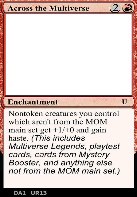 Across the Multiverse