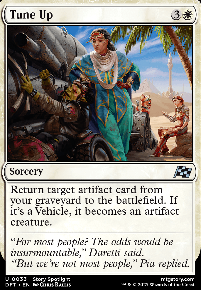 Start your engines (Commander / EDH MTG Deck)