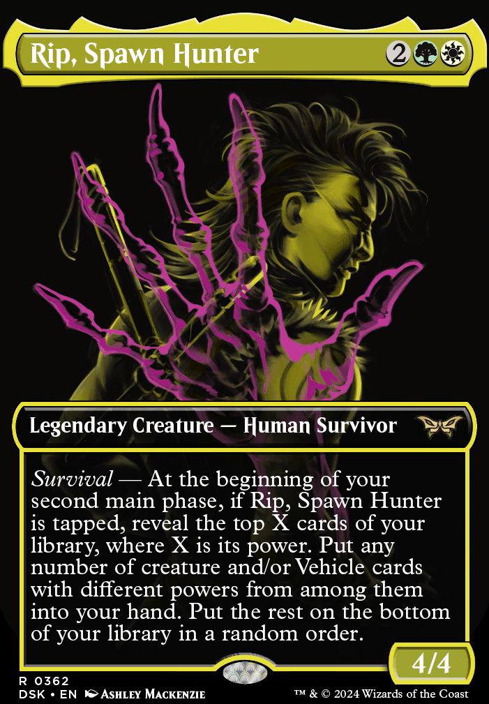 Rip's sweet rides (Commander / EDH MTG Deck)