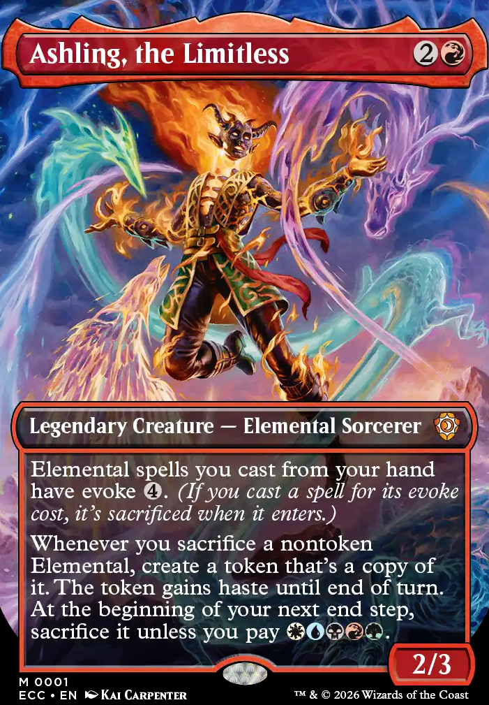 The Elementals of duplication (Commander / EDH MTG Deck)