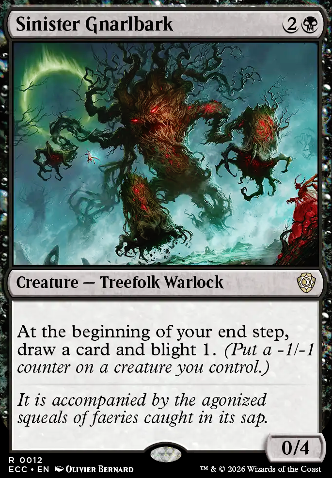 Lorwyn Eclipsed PreCon - Blight Curse (Commander / EDH MTG Deck)