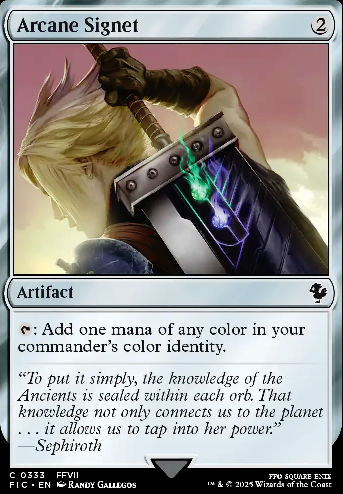 FF Precon: Cloud (Commander / EDH MTG Deck)