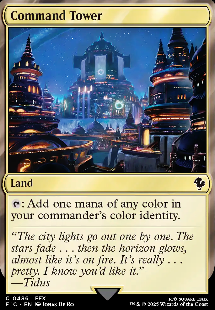 FF Precon: Tidus (Commander / EDH MTG Deck)