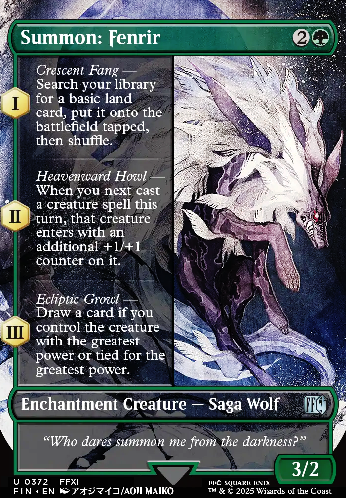 Saga Mode (Commander / EDH MTG Deck)