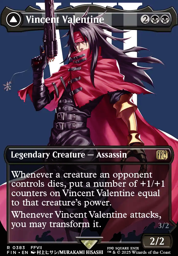 Vincent Valentine (Commander) (Commander / EDH MTG Deck)