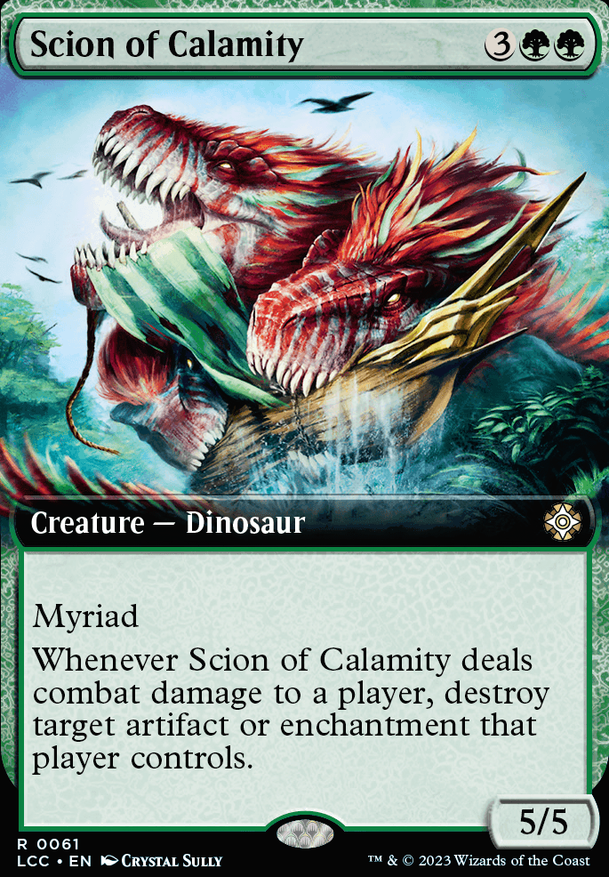 Pantlaza's Thunderous Dino Rampage (Commander / EDH MTG Deck)