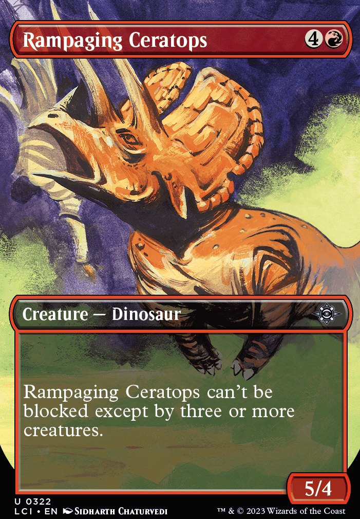 [Primer] The Land Before Time: Izzet Dino Tribal (Commander / EDH MTG Deck)