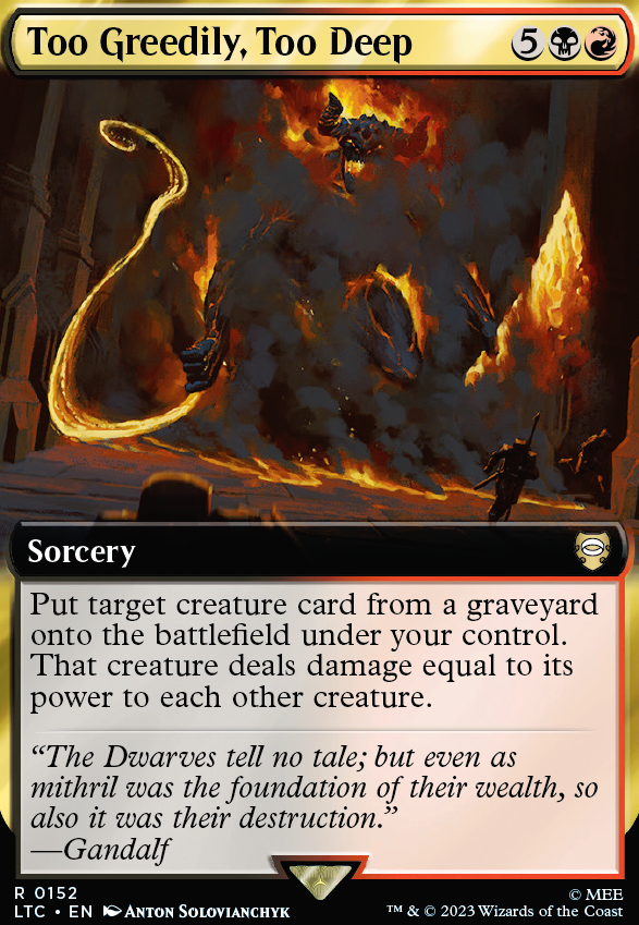 The Necromancer of Middle Earth (Commander / EDH MTG Deck)