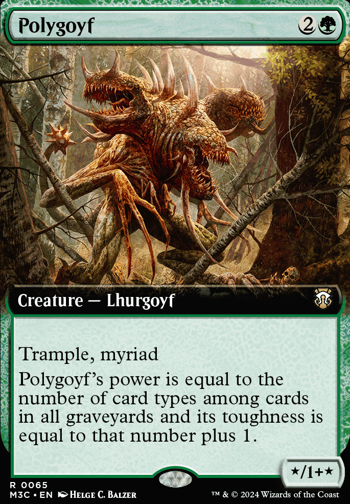 It's goyf'n time!! (Commander / EDH MTG Deck)