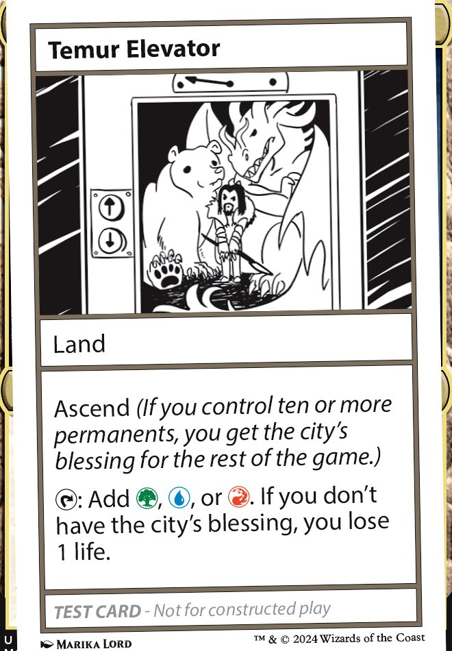Temur Elevator (Playtest)