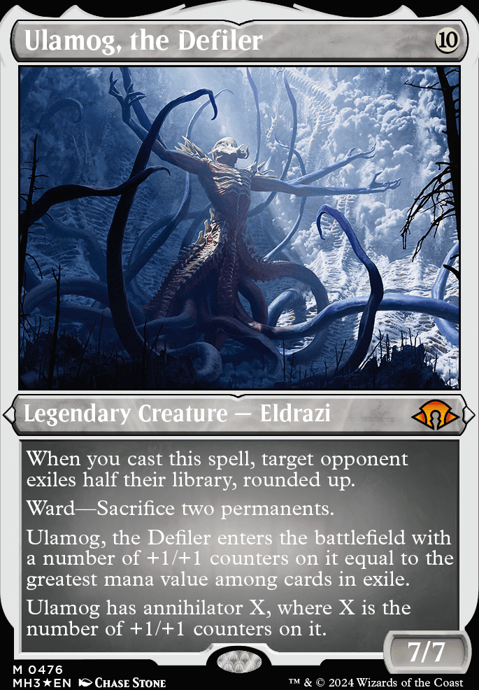 Colorless Ulalek Titan Terror (Commander / EDH MTG Deck)