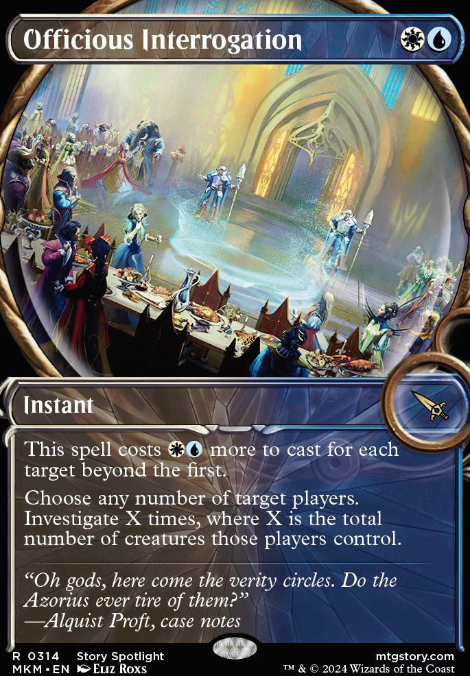 Updated: Deep Clue Sea (Commander / EDH MTG Deck)