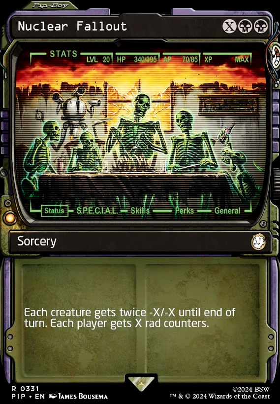 Fallout Mutant Menace (Commander / EDH MTG Deck)