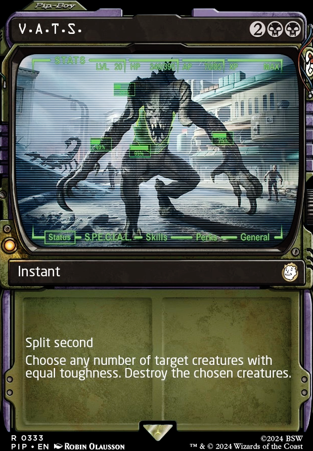 Fallout Mutant Menace (Commander / EDH MTG Deck)