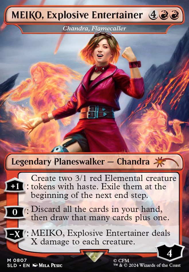 Miku, Nuclear Diplomat (Commander / EDH MTG Deck)