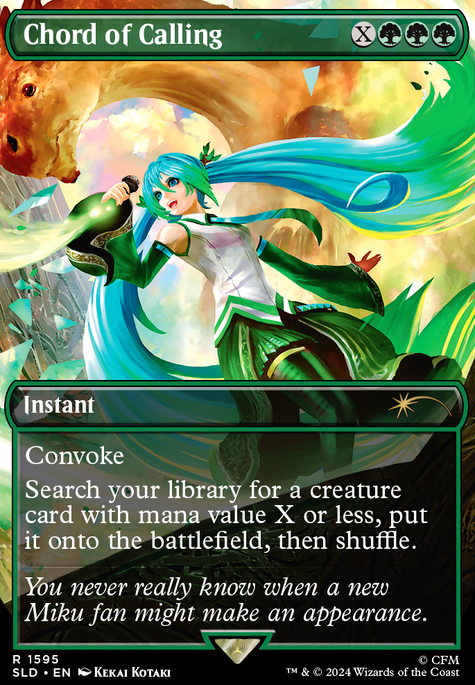 Miku, Child of Song and Gods (Commander / EDH MTG Deck)