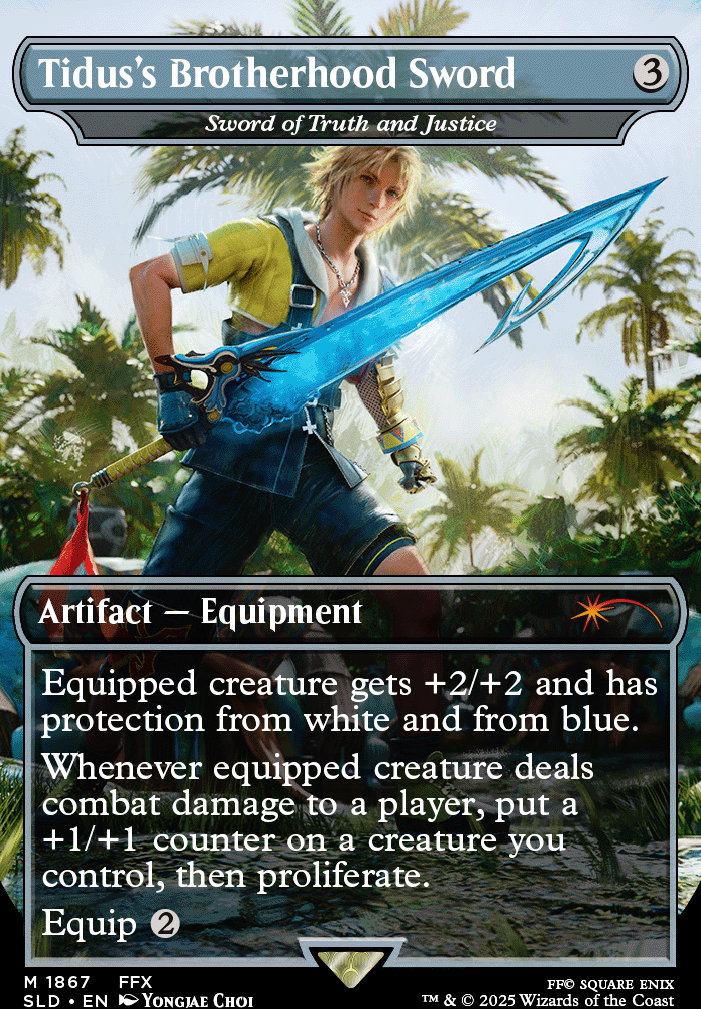 Counter Blitz Precon / Tidus (Commander / EDH MTG Deck)