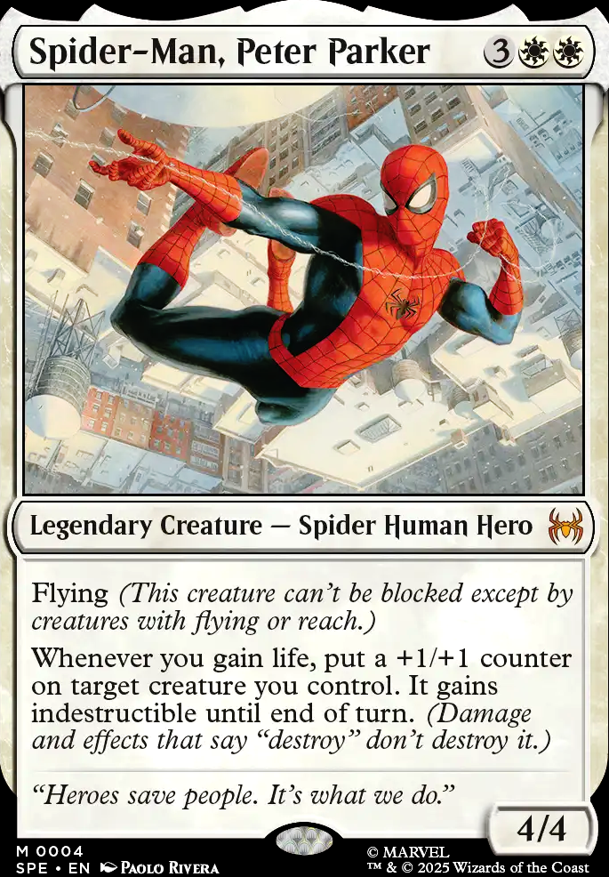 Spider-Man, Peter Parker (Commander / EDH MTG Deck)