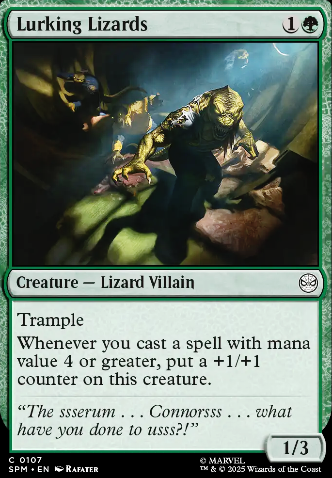 Spider-Man Green Cards (Standard MTG Deck)