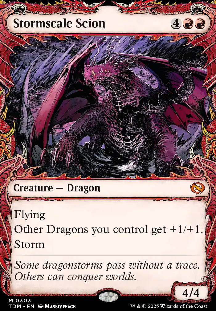 DRAGONFORCE // Enters the Dragonstorm (.OPT) (Commander / EDH MTG Deck)