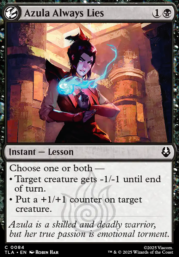 Fire Lord Azula (Commander / EDH MTG Deck)