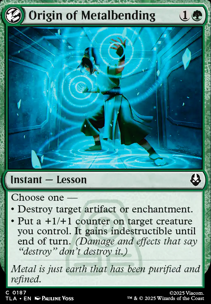 Toph, the First Metalbender edh (Commander / EDH MTG Deck)