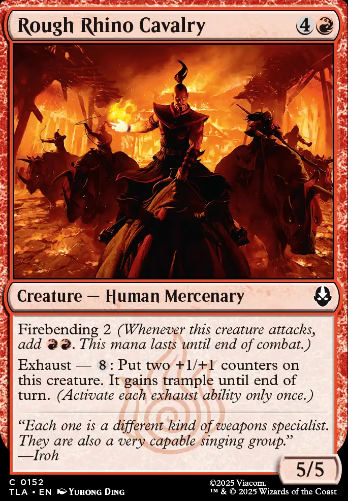 Zuko Firebending and Firebreathing (Commander / EDH MTG Deck)