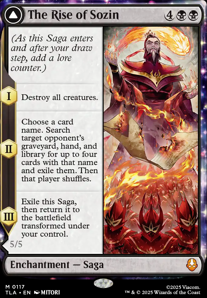 Fire Lord Azula EDH Deck (Commander / EDH MTG Deck)