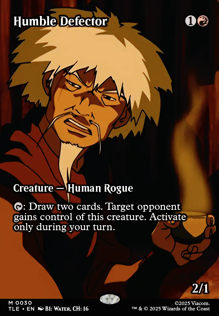 Iroh, Tea master (Commander / EDH MTG Deck)