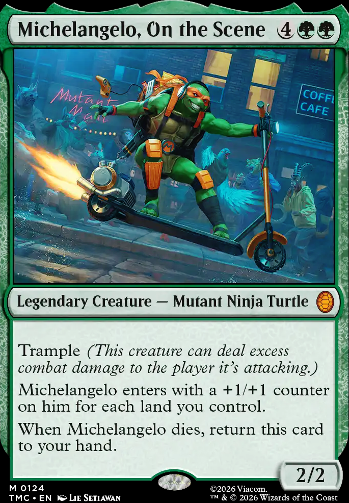 Michelangelo, On the Scene