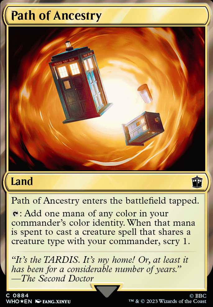 An Adventure in Time and Space (Commander / EDH MTG Deck)