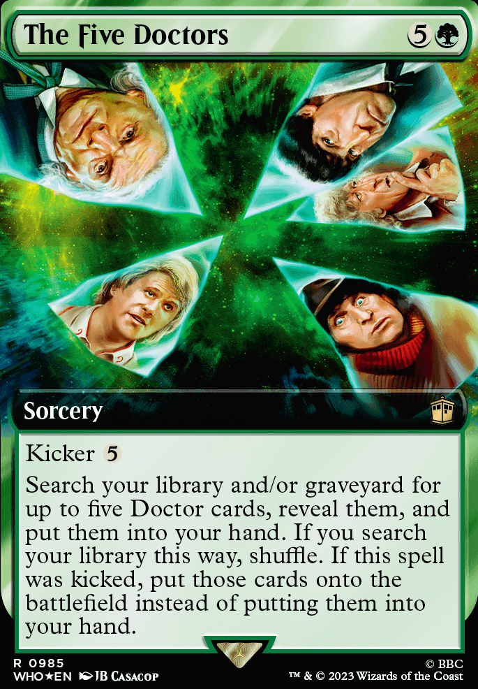 Calling All Doctors! (Commander / EDH MTG Deck)