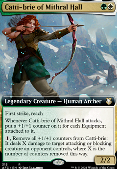 Catti-brie of Mithral Hall (Commander / EDH MTG Deck)