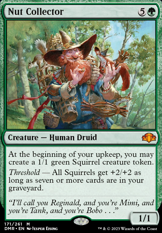 Hope you like squirrels! (Commander / EDH MTG Deck)
