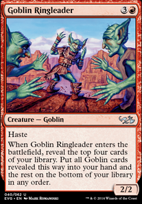Mono Goblin Deck for Commander (Commander / EDH MTG Deck)