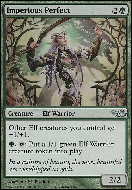 Elf token generator (Modern MTG Deck)