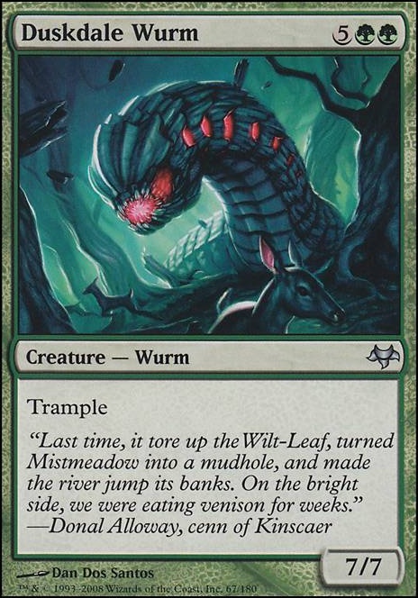 Wurm Commander (Commander / EDH MTG Deck)