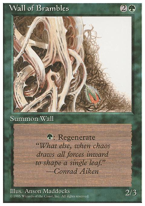 Green walls (Standard MTG Deck)