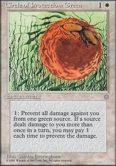 Mono white Circle of protection. (Standard MTG Deck)