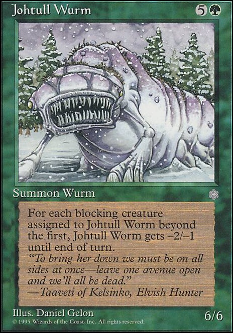 Mono Green Wurms (Commander / EDH MTG Deck)