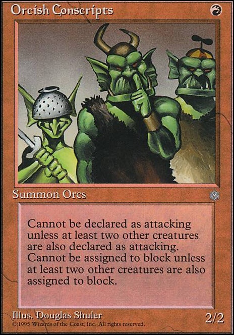 Orcs (Commander / EDH MTG Deck)