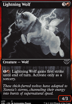 Spitfire Wolf (Commander / EDH MTG Deck)