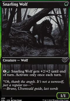 Werewolf Pack (Standard MTG Deck)