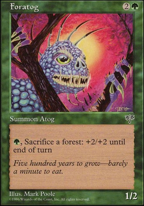 Casual Atogatog Commander (Commander / EDH MTG Deck)